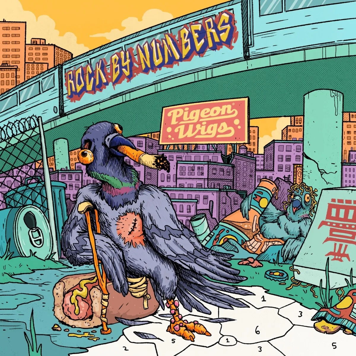 Pigeon Wigs – Rock By Numbers – Edge of Arcady